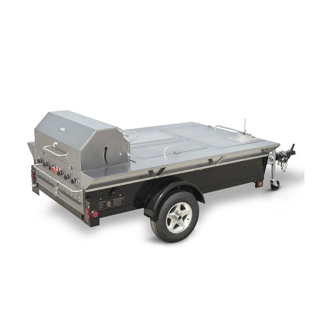 TG-4 48″ Towable Grill With Extra Storage Compartments – The BBQ Guys